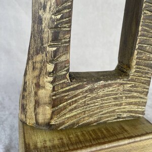 18.2x7 Original Vertical Desktop Art Abstract Wood Table Figurine ...