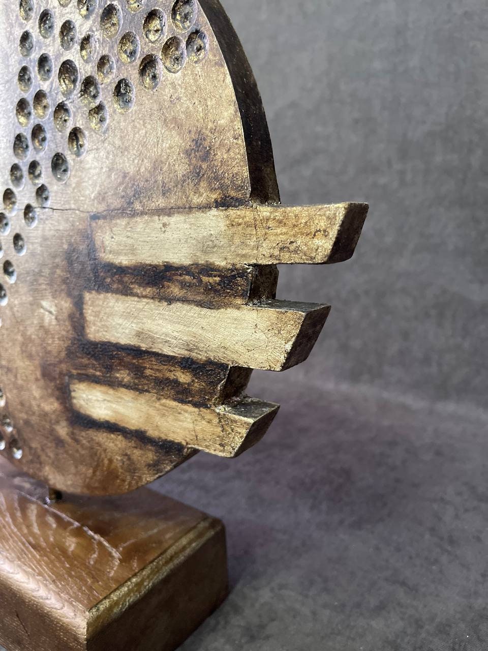 14.5x12 Original Round Wood Table Figurine Creative Disc - Etsy