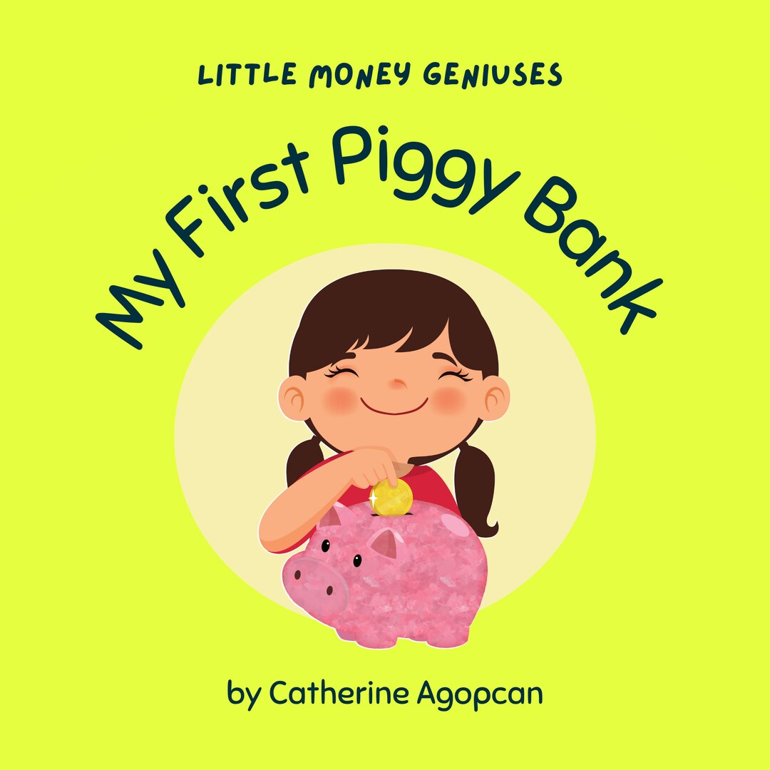 My First Piggy Bank Book Kid's Money Book Birthday Gift Christmas ...