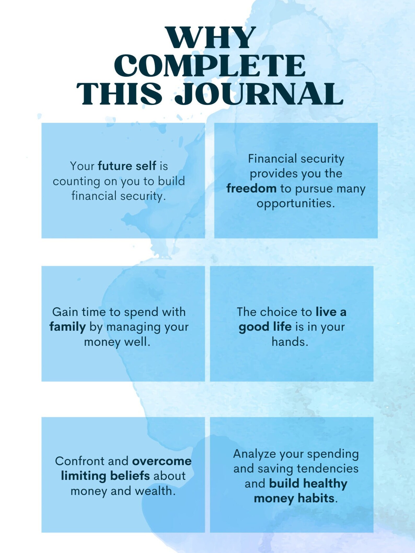 The Money Journal Financial Planner Budget Money Mindset - Etsy