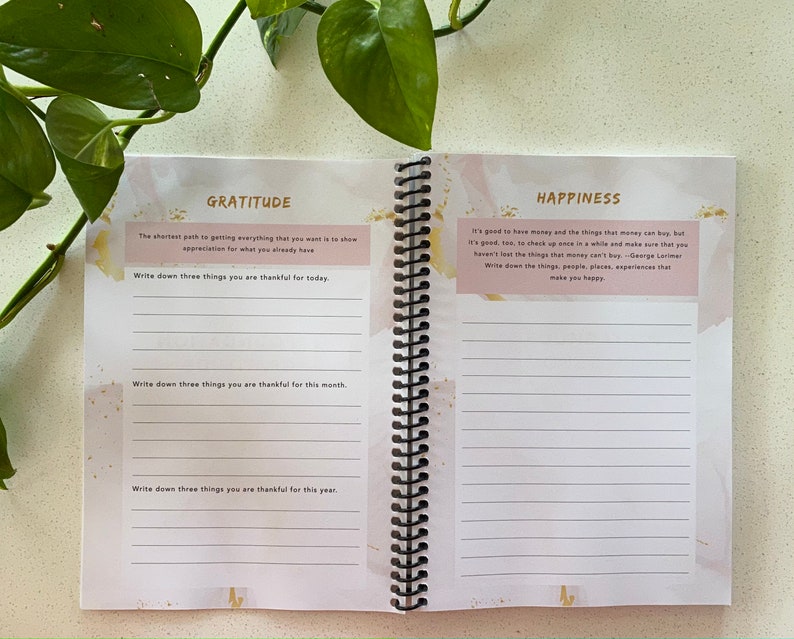 The Money Journal Financial Planner Budget Money Mindset - Etsy