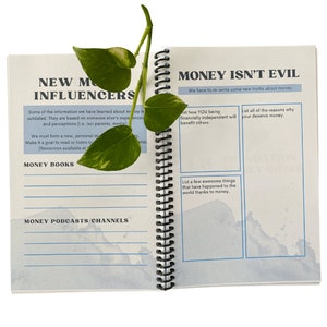 The Money Journal Financial Planner Budget Money Mindset Book College ...