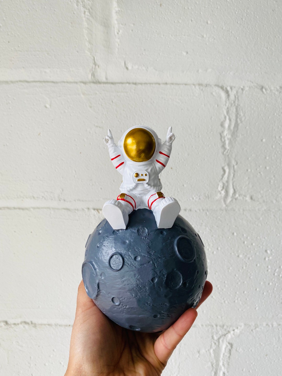 Two the Moon Astronaut Piggy Bank | First Piggy Bank | Boy Birthday ...