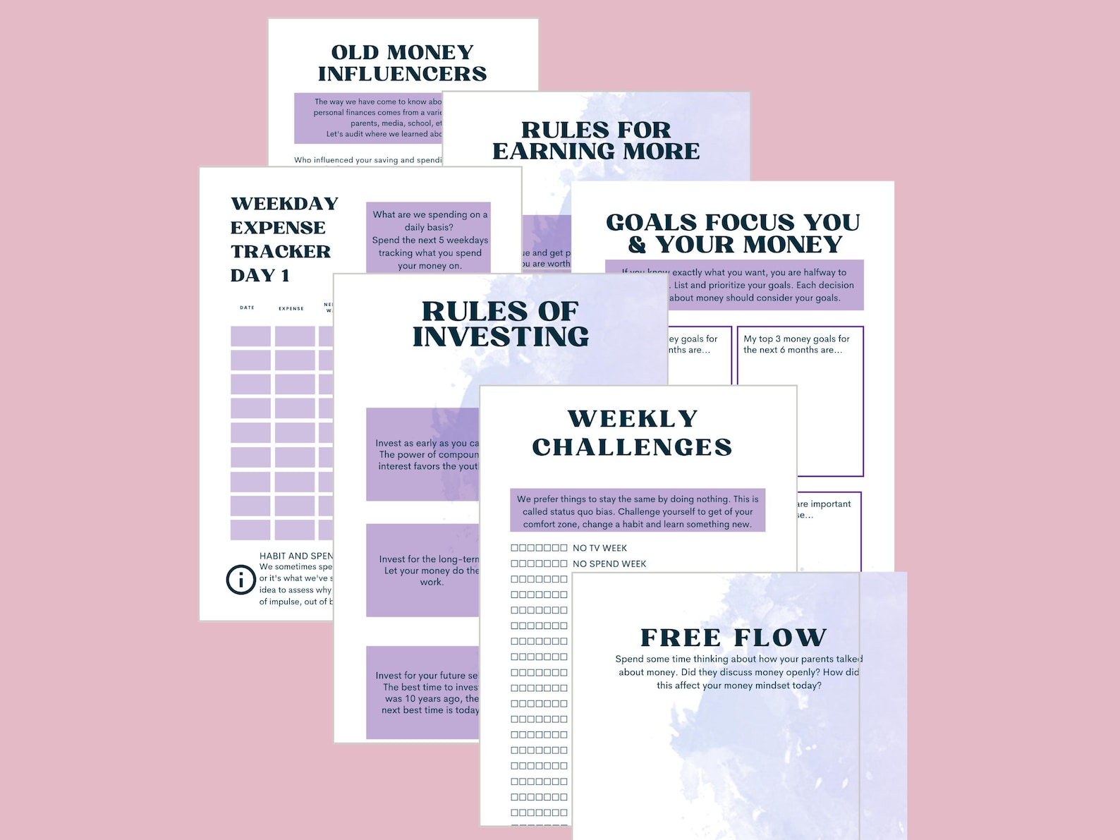 Digital Money Journal | Financial Planner, Budget Tracker (PDF) - Etsy