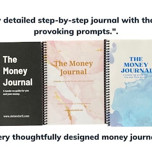 The Money Journal Financial Planner Budget Money Mindset Book College ...
