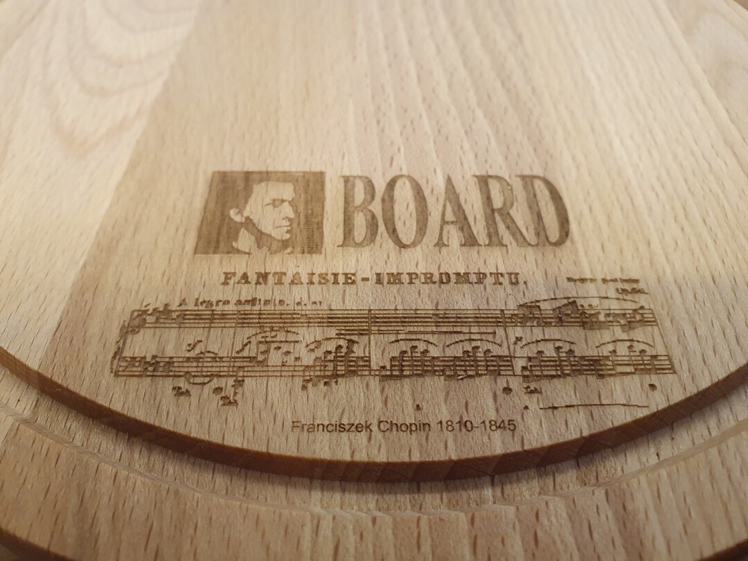 A 'chopin' Board... for Classical Music Lovers ..yet - Etsy