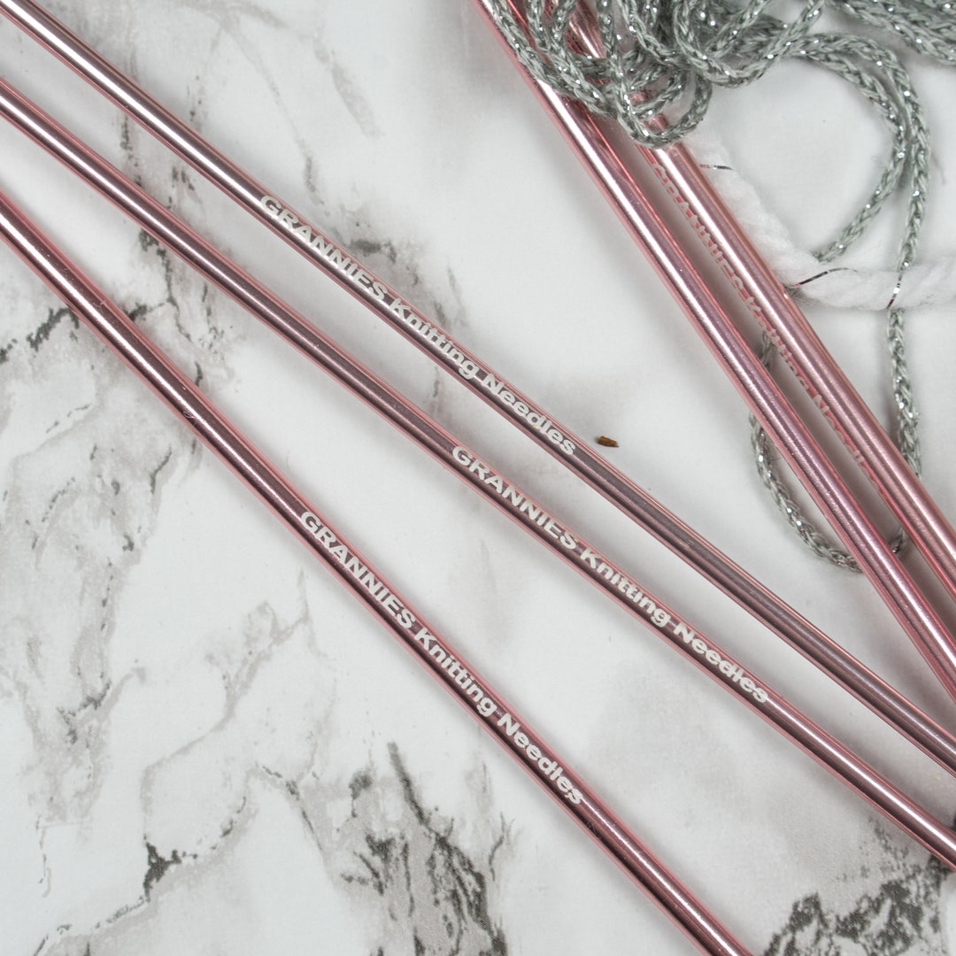 Personalized Rose Gold Knitting Needles Custom Engraving Gift - Etsy UK