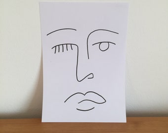 Line drawing | Etsy