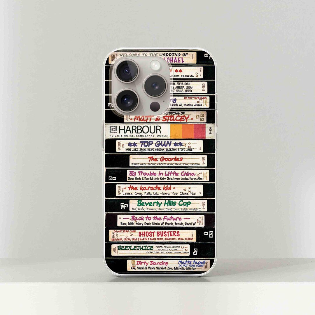 Retro Movie VHS Tapes Phone Case: Iphone, Google Pixel, for Samsung ...