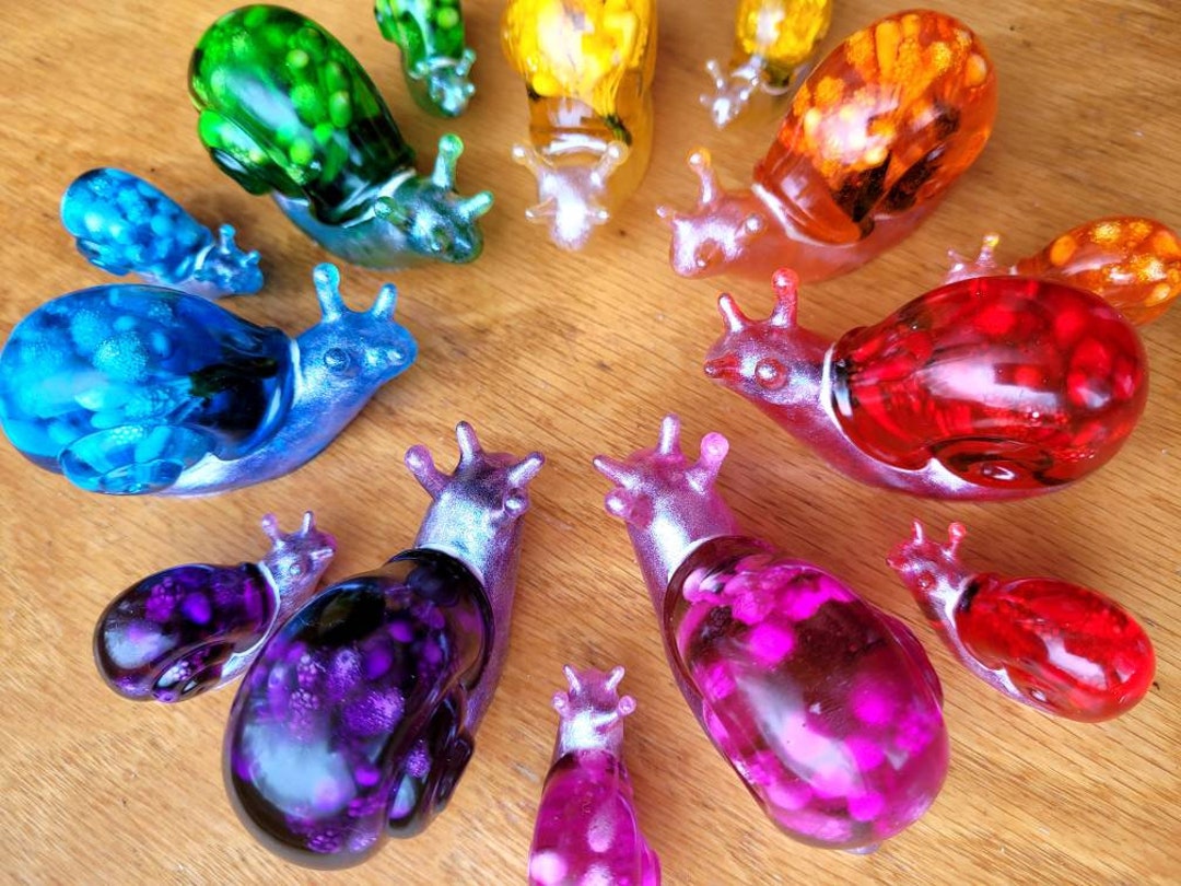 Small Resin Fairy Garden Snail: Made With Resin, Perfect Addition to ...