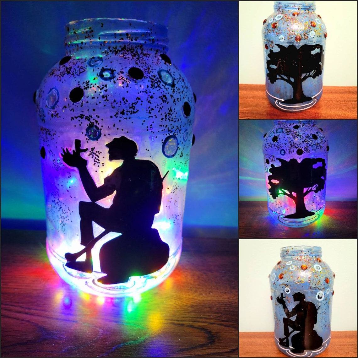 BFG Dream Jar Lantern: Recycled Glass Jars, Lights Included (choose One ...