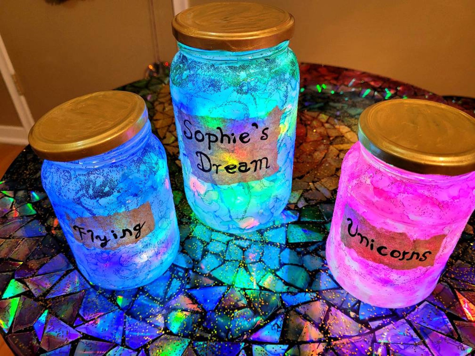 BFG Dream Jar Lantern: Recycled Glass Jars, Lights Included (choose One ...
