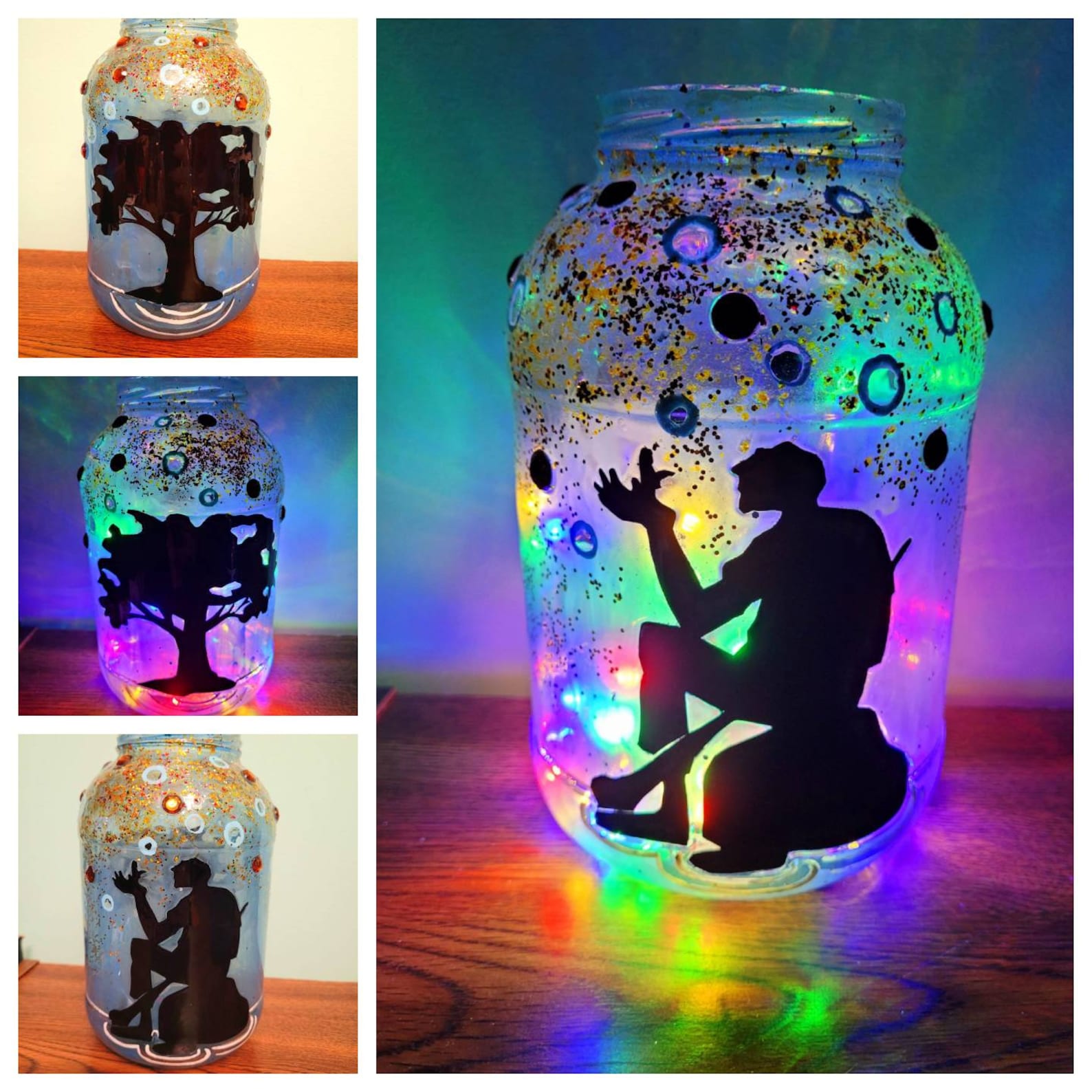 BFG Dream Jar Lantern: Recycled Glass Jars Lights Included | Etsy