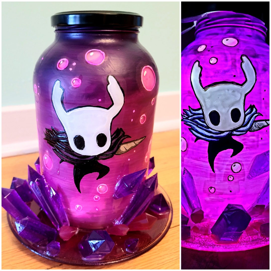 Hollow Knight Jar Lantern: Re-cycled Glass Jars, Lights Included ...