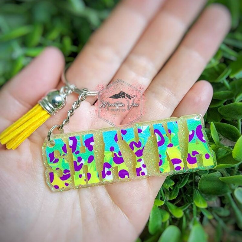 Name Keychain - Etsy