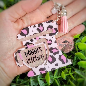 Customizable Bakers Gonna Bake Glitter Keychain | Kitchen Mixer ...