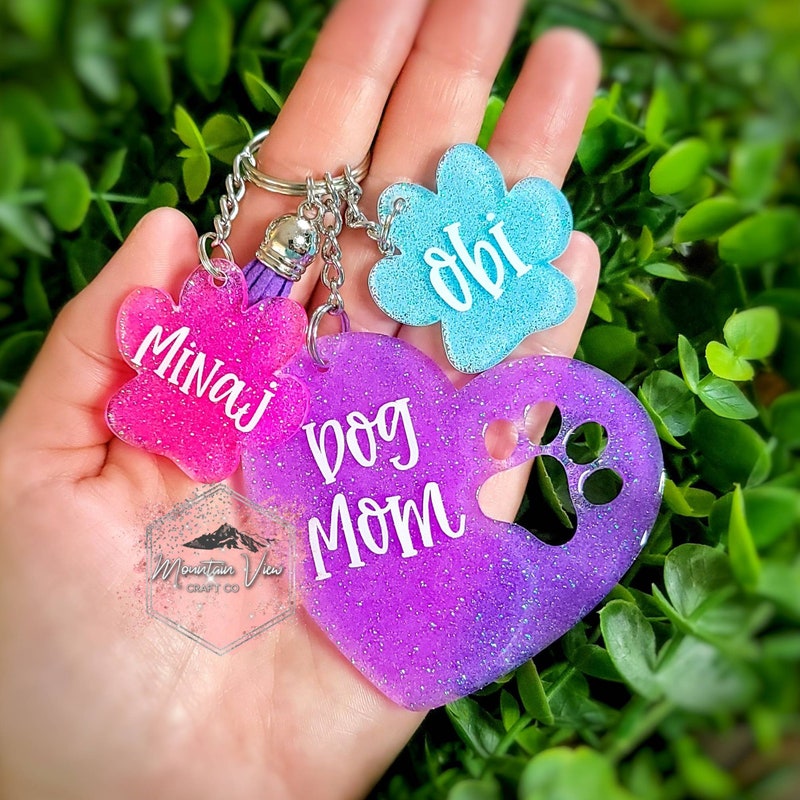 Dog Keychain - Etsy