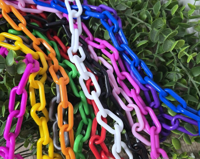 Goat Collar Plastic 6mm Chain With Metal Quick Link 20", 28" and 36" - Etsy