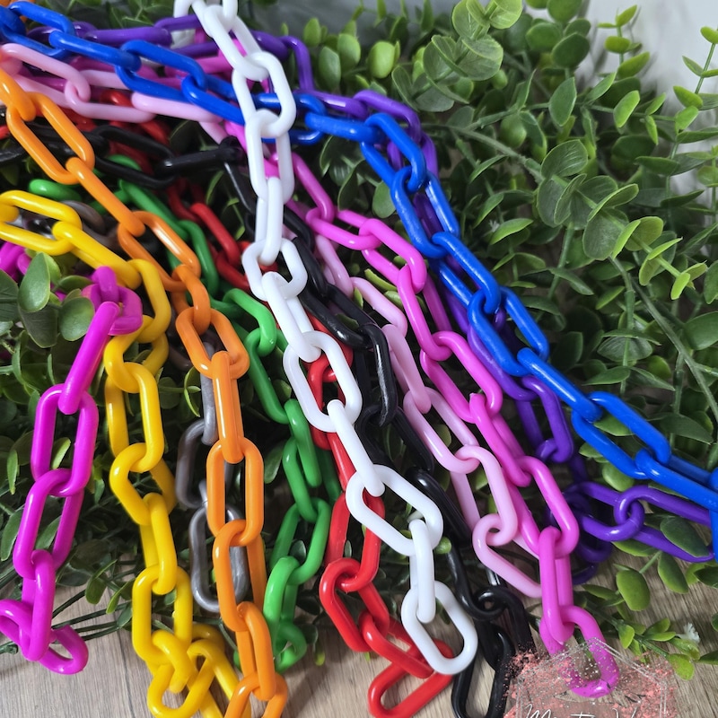 Plastic Link Chains - Etsy