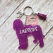 Customizable Goldendoodle Glitter Keychain Personalized - Etsy