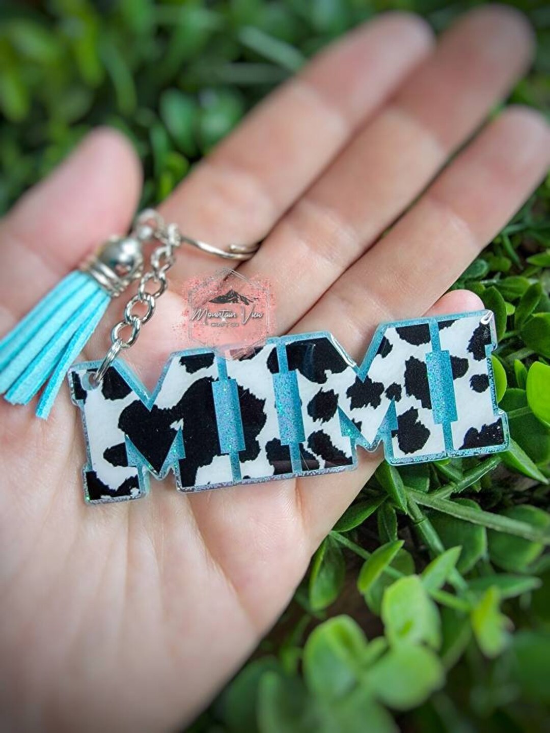 Customizable Mimi Keychain, Glitter Mimi Keychain, Grandma Keychain ...