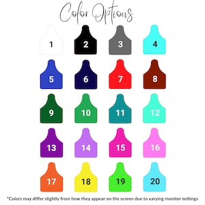 Personalized Goat Name Tag, Livestock Name Tag, Goat Identification Tag ...