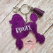 Customizable Poodle Keychain Personalized Poodle Keychain - Etsy
