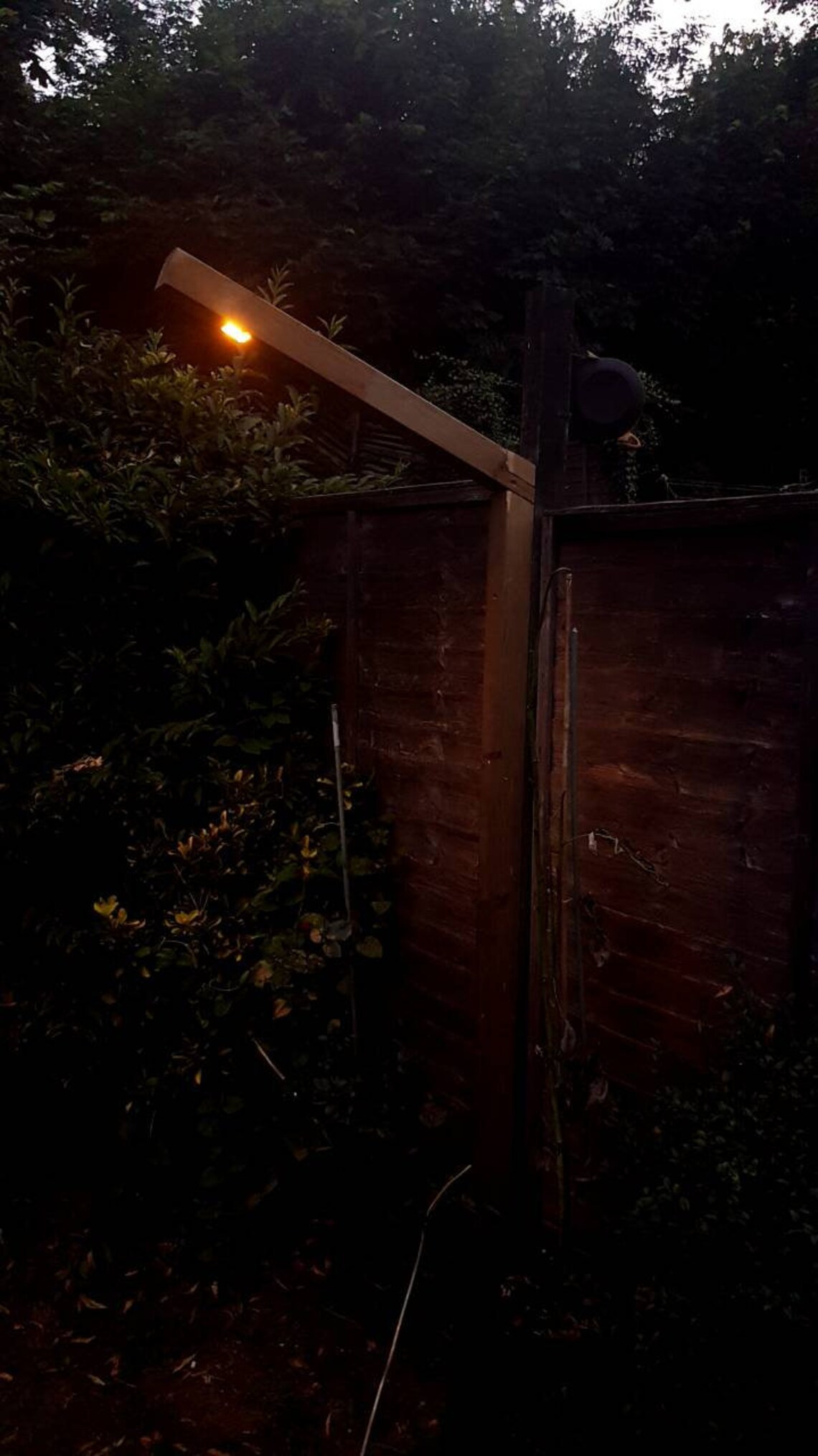 Reclaimed Wood Lamp Post With Embedded IP Rated LED Illumination - Etsy