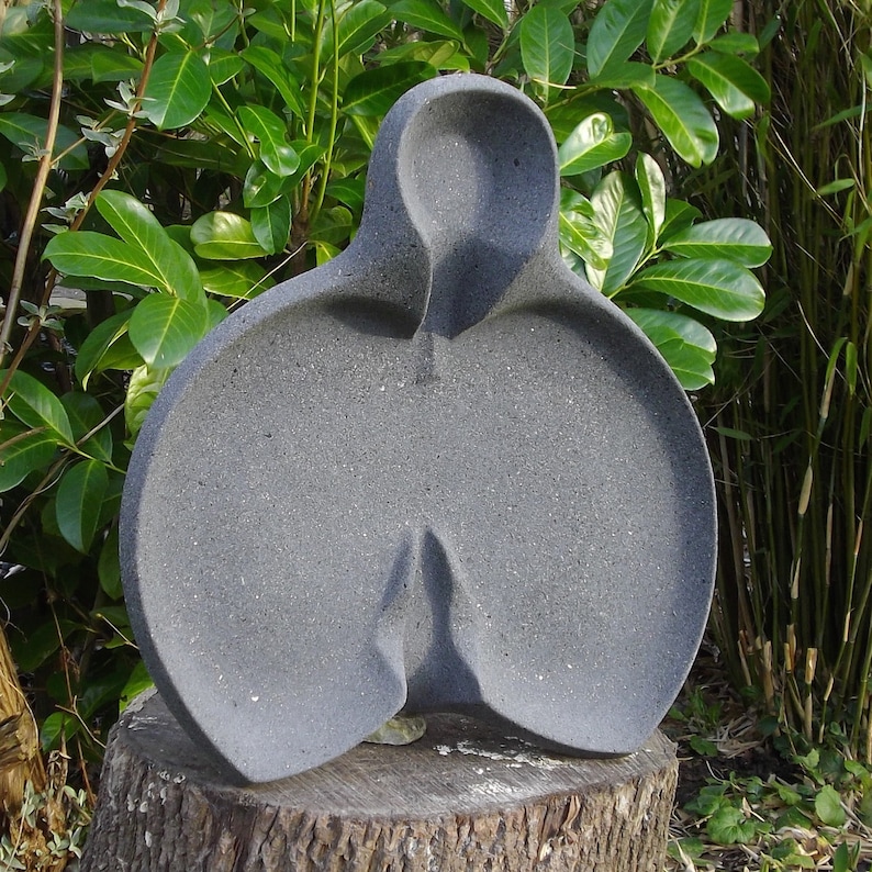 Garden Fountain Water Feature of a Flowform Cascade "emerson-mini" in a ...