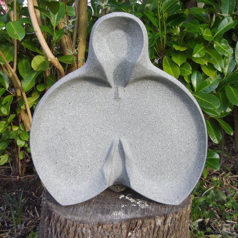 Garden Fountain Water Feature of a Flowform Cascade "emerson-mini" in a ...