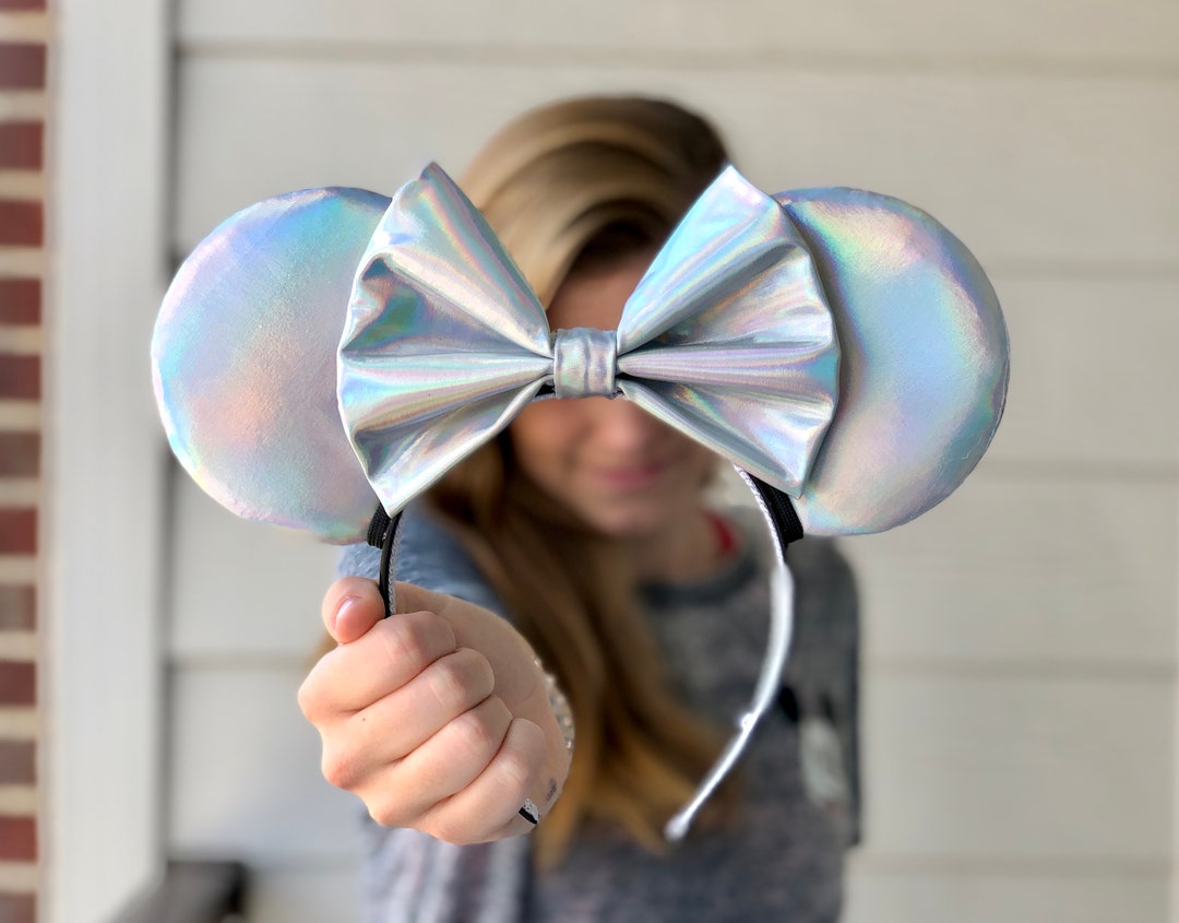 Holographic Disney Inspired Ears / Mickey Ears / Minnie Ears - Etsy