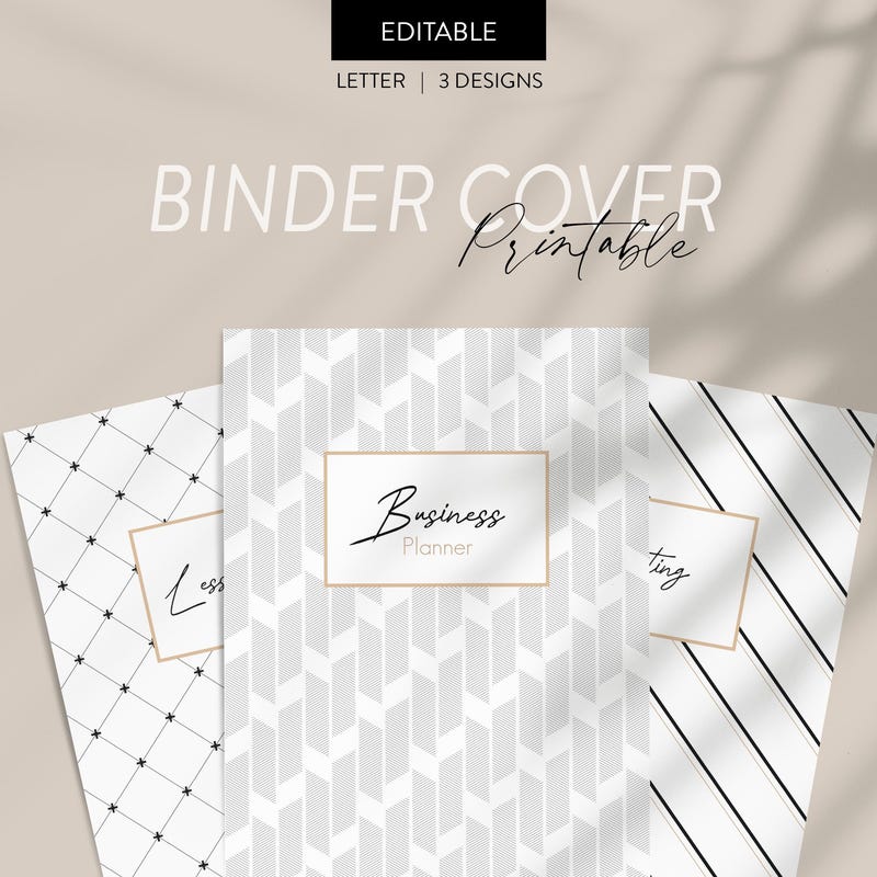 Binder Covers Printable - Etsy