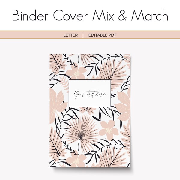 Binder Cover - Etsy