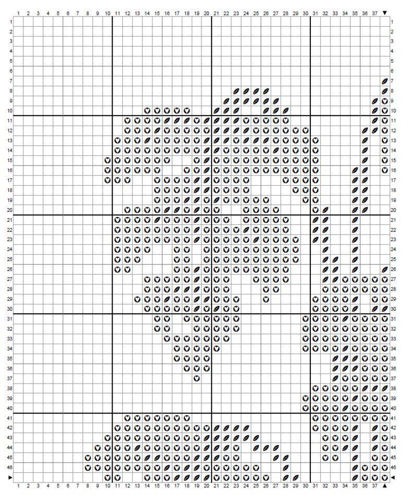 Monstera Plant Cross Stitch Pattern PDF Digital Download - Etsy