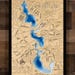 Lake Cochituate 3D Wood Map: Massachusetts Lake Art - Etsy