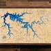 Patoka Lake, Indiana 3D Wood Map: Custom Topographic Wall Art - Etsy