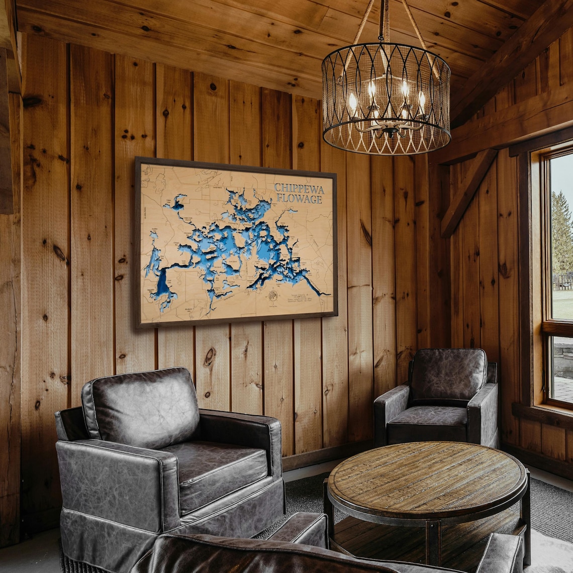 Rend Lake, Illinois - 3D Wood Map – Custom Lake Art, Bathymetric ...