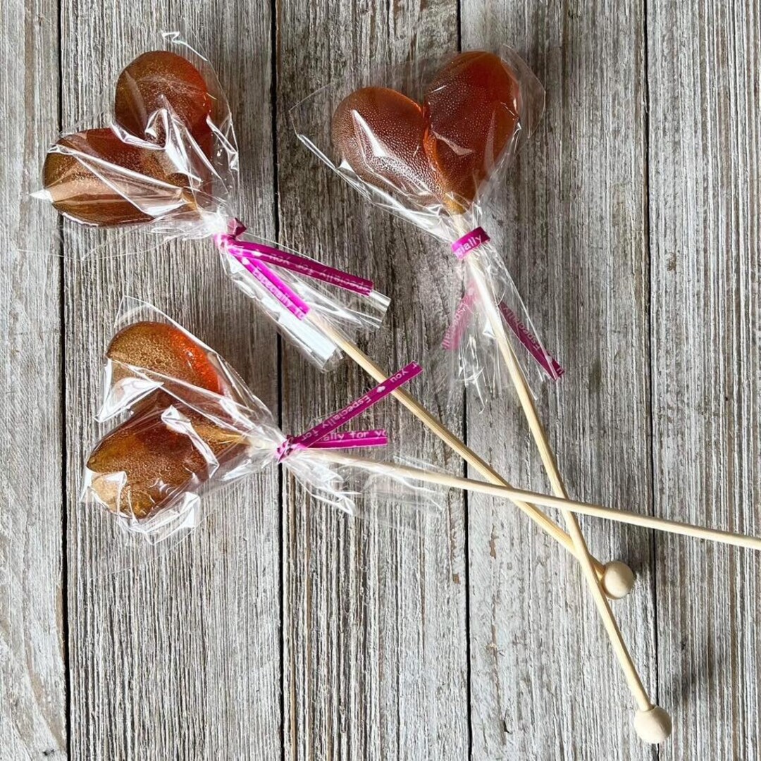 Assorted Honey Lollipops Wildflower, Lavender, Habanero Lollipops ...