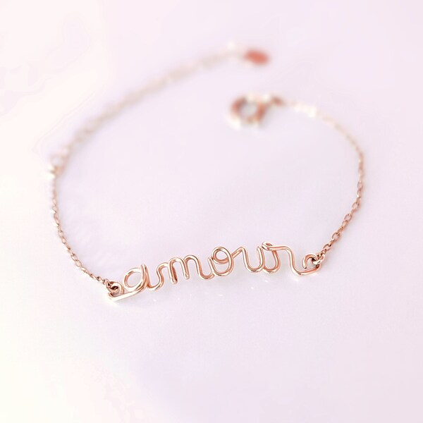 Wire Name Ring - Etsy