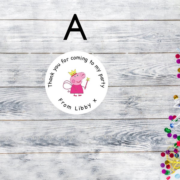 Peppa Pig Stickers - Etsy UK