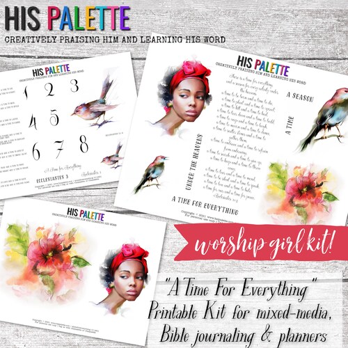 His Palette transformation Printable for - Etsy