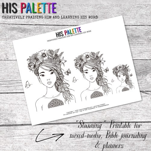 His Palette transformation Printable for - Etsy