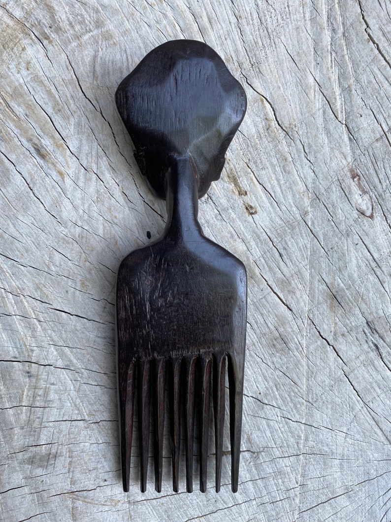Afro Comb Afro Pick Wooden Comb African Wooden Comb - Etsy