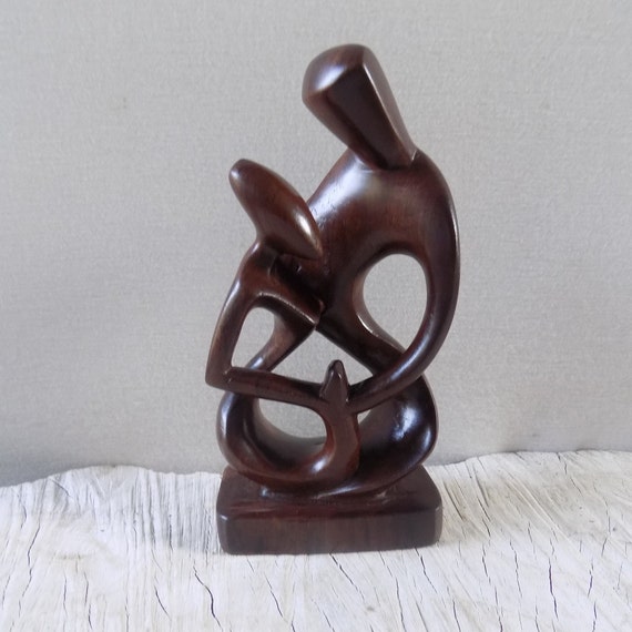 Family Tree Family Unity statue African Wood Carving Family | Etsy