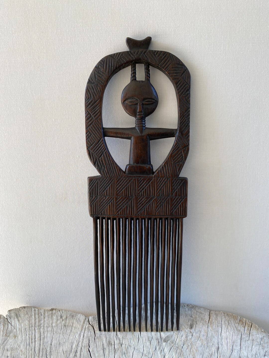 Vintage African Comb Decorative Comb Wall Art Afrocentric Decor African ...