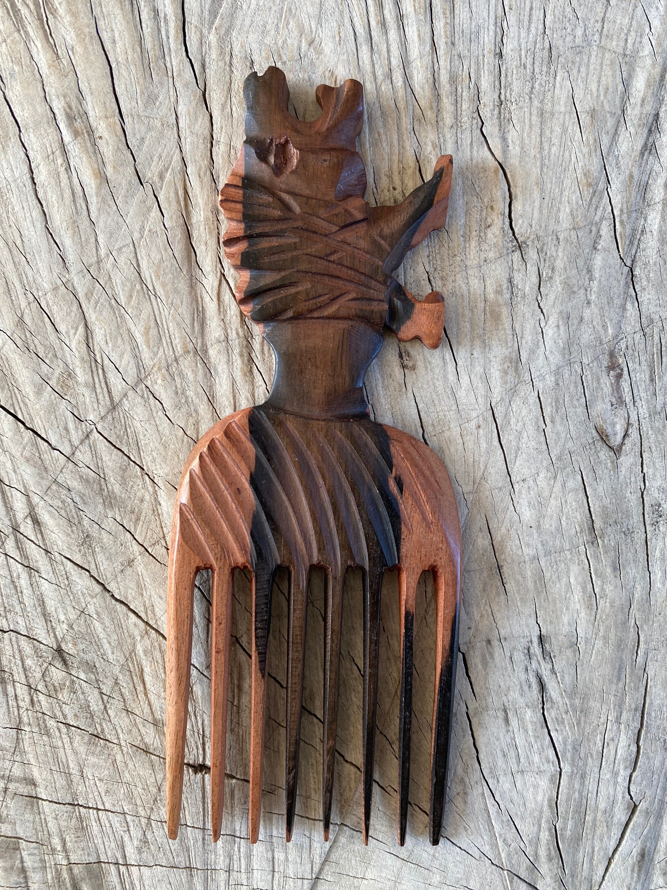 Afro Combs African Wood Combs Afro Pick Ebony Wood Combs - Etsy