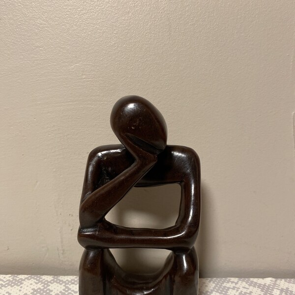 African Thinker Statue - Etsy