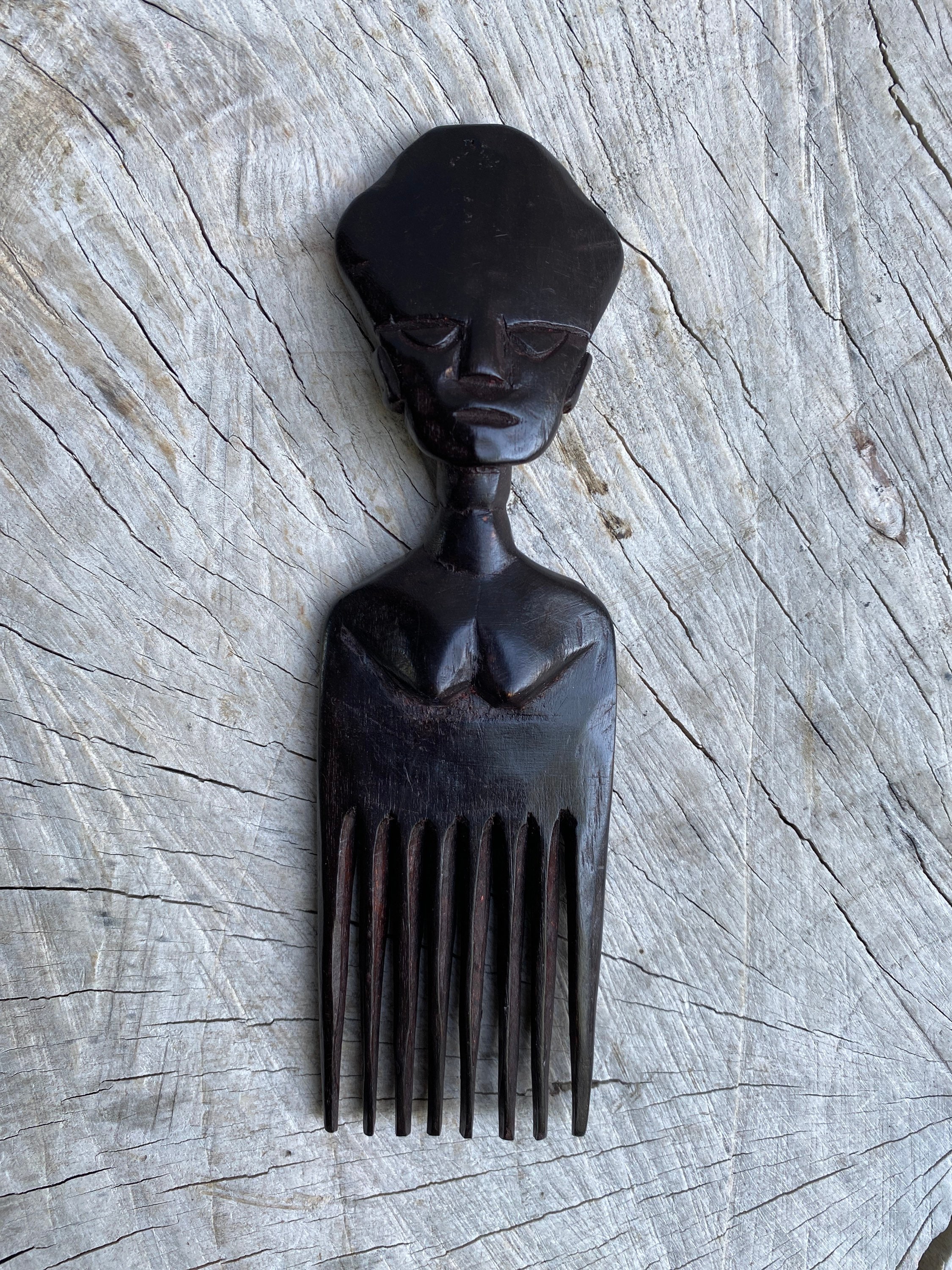 Afro Comb Afro Pick Wooden Comb African Wooden Comb - Etsy