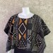 Mudcloth Shrug/african Mudcloth Poncho/bongolan Hand Dyed Shrug - Etsy