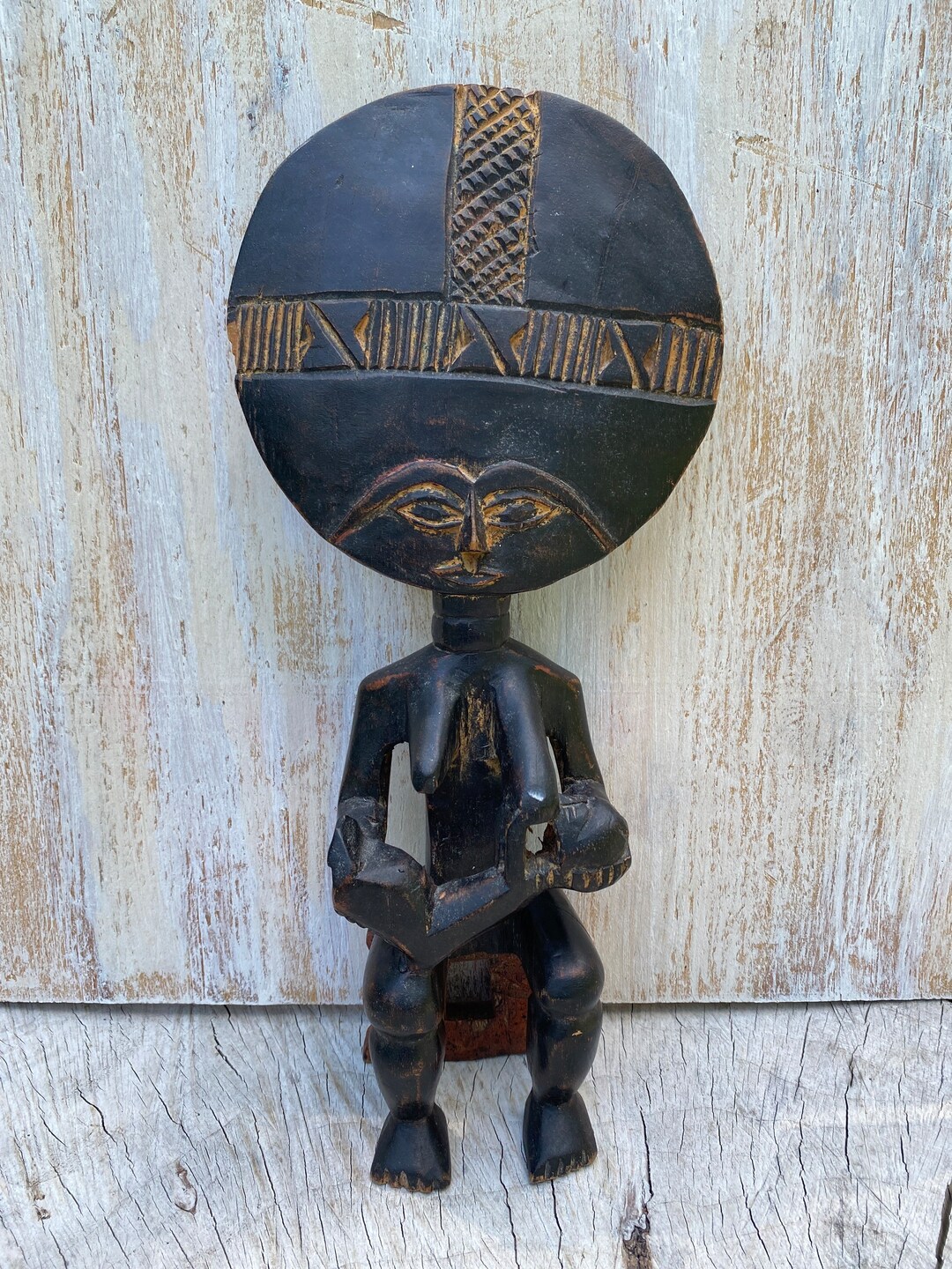 Hand Carved Akuaba Fertility Doll: African Wood Sculpture - Etsy